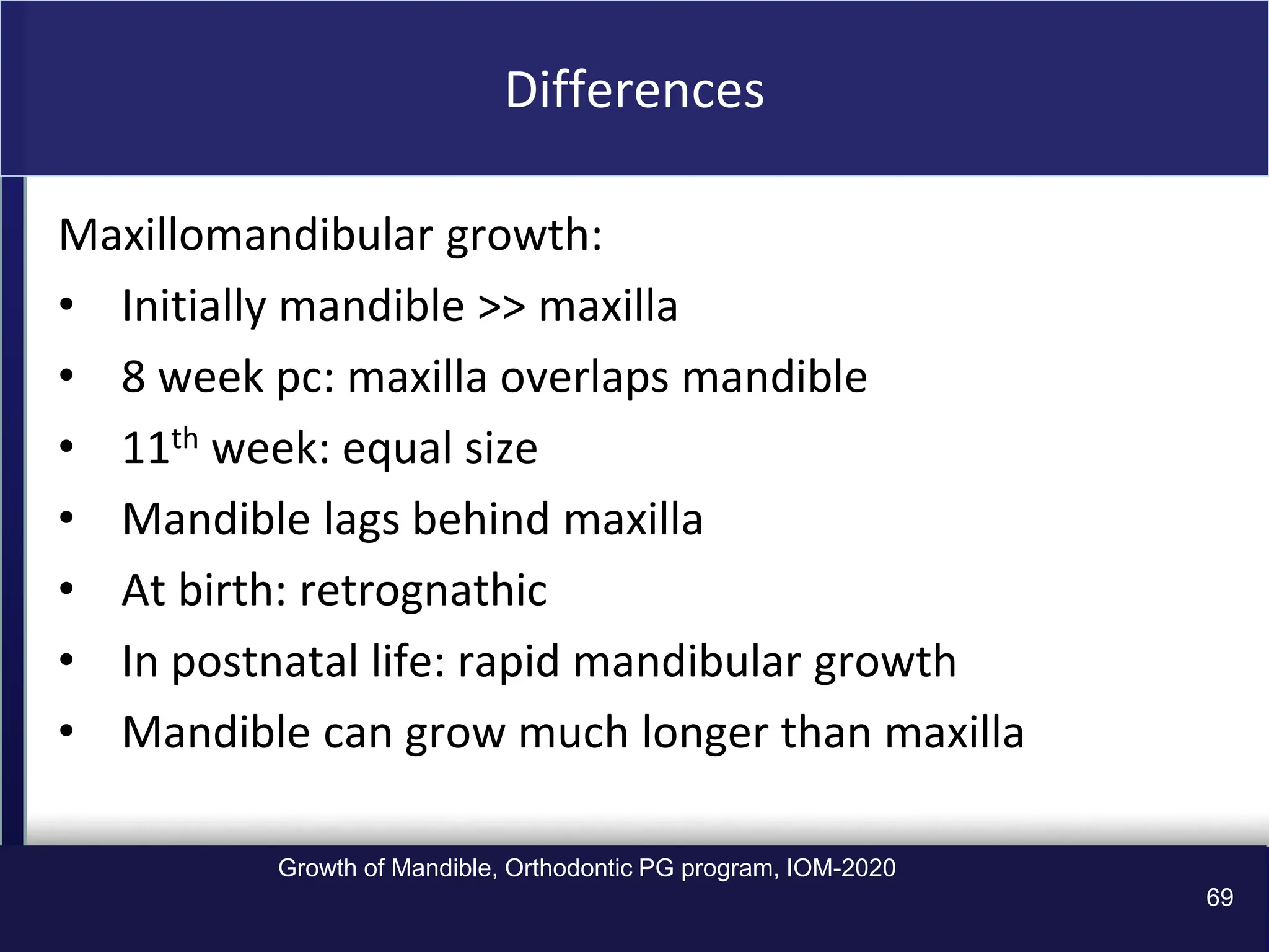 the Growth-of-Mandible in orthodontics ppt | PPT