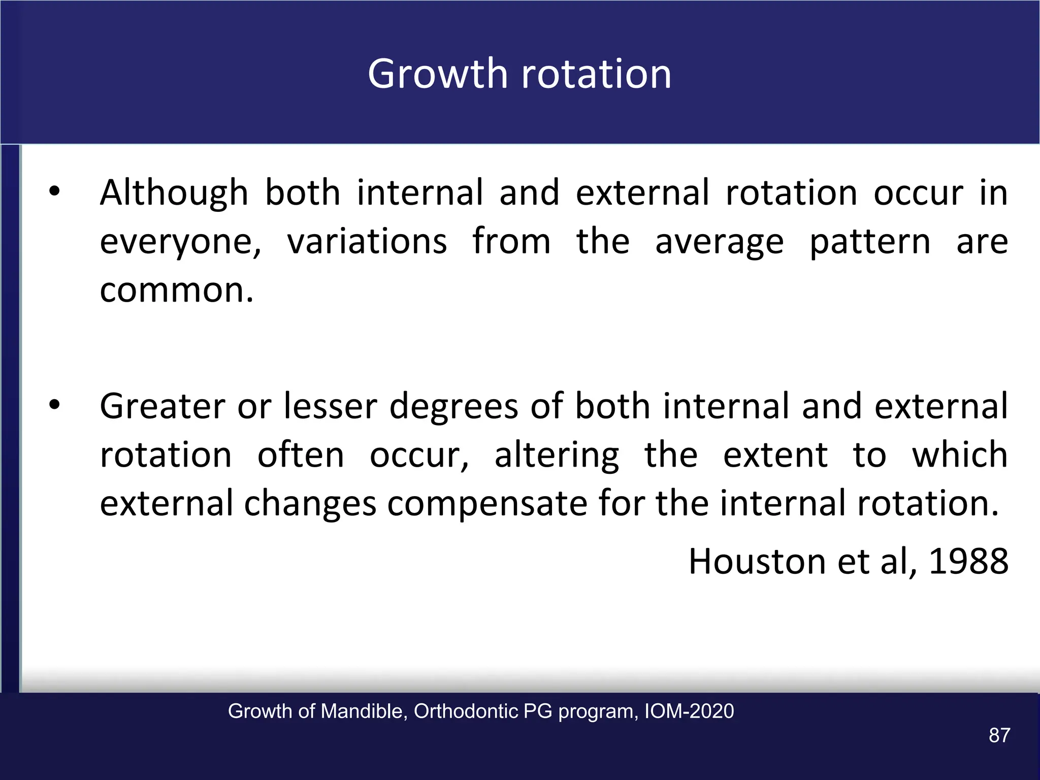 the Growth-of-Mandible in orthodontics ppt | PPT
