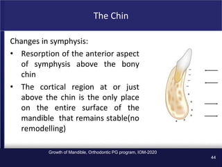the Growth-of-Mandible in orthodontics ppt | PPT