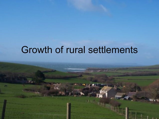 Growth Of Rural Settlements Ap | PPT