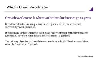 RLC London - Gail Williams Growth Accelerator | PPTX