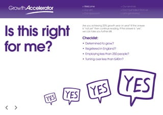 Growth Accelerator Interactive | PDF