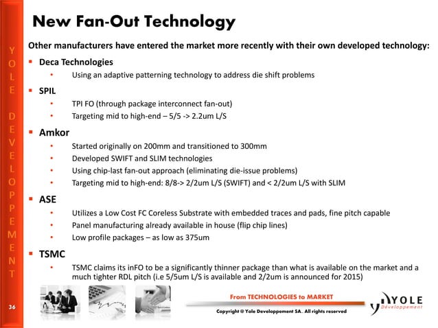 Growth of advanced packaging - What make it so special? Presentation by ...