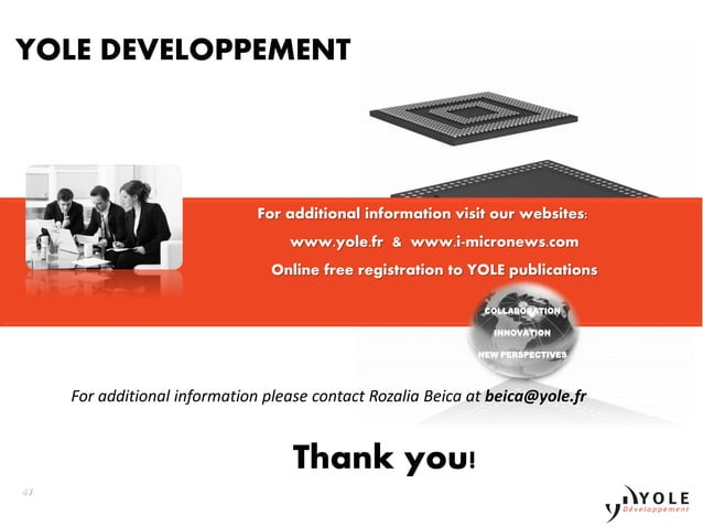 Growth of advanced packaging - What make it so special? Presentation by ...