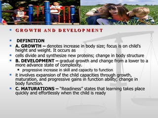 Growth And Development | PPT