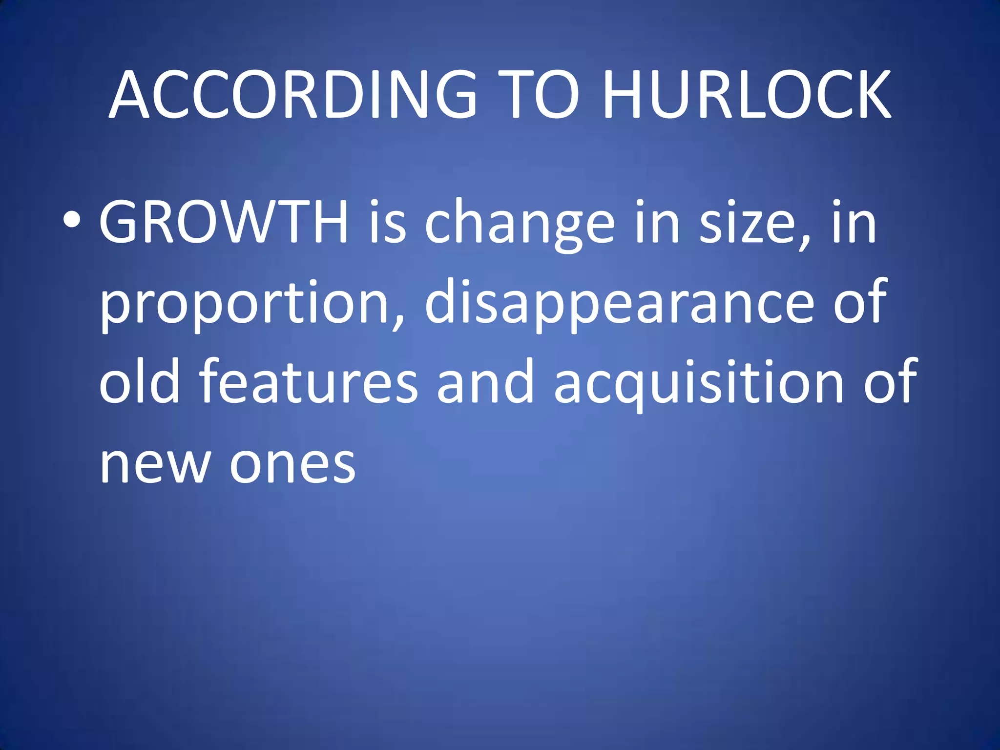 Growth and development | PPTX