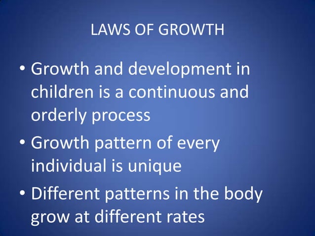 Growth and development | PPTX