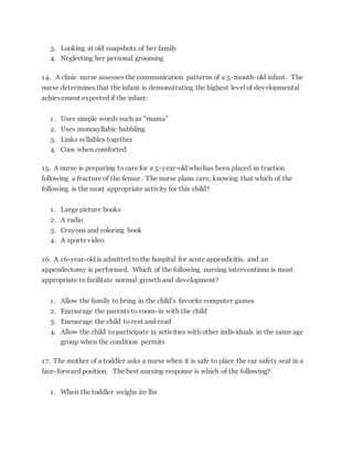 Growth and development | DOCX | Parenting Babies and Toddlers | Parenting