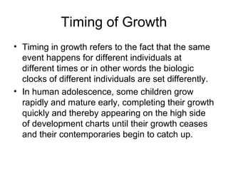 Growth and development | PPT