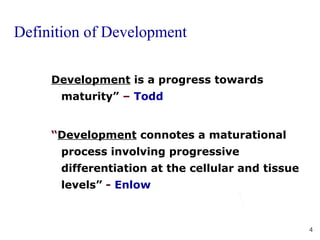 Growth and development | PPT