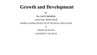 Growth and development | PPT
