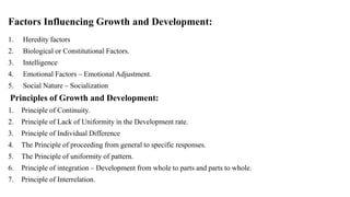 Growth and development | PPT