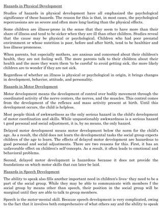 Growth and Development: Developmental Hazards | PDF