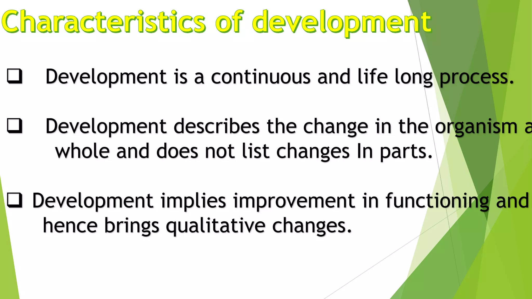 Growth and development | PPTX