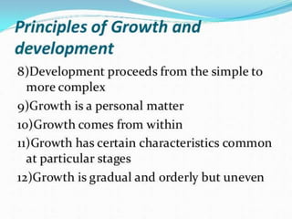 Growth and development | PPT