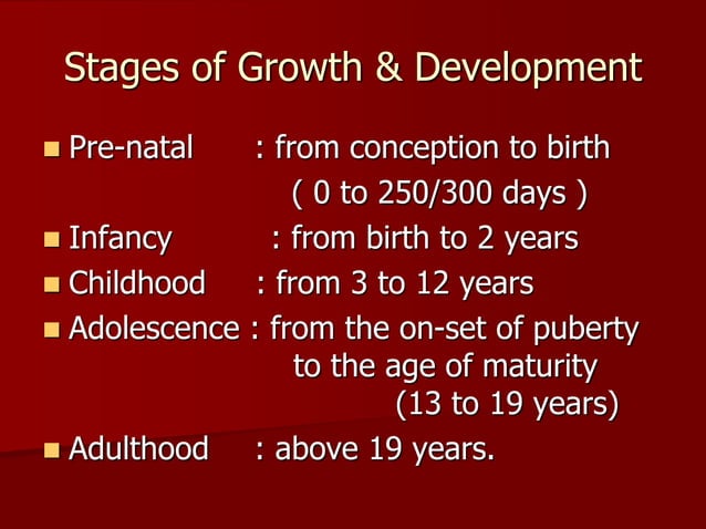 Growth and Development | PPT