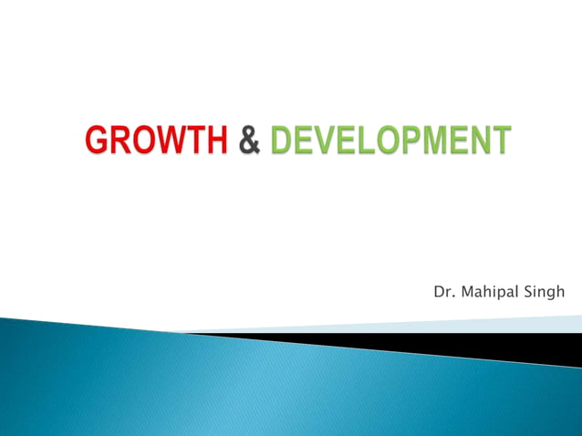 Growth and development | PPT