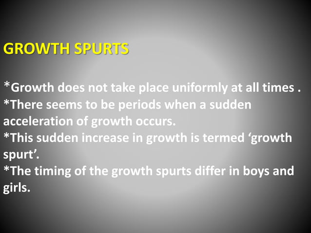 Growth and development Orthodontic | PPTX | Dental Health | Diseases ...