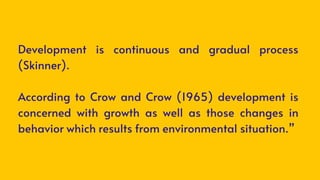 Growth and development | PDF