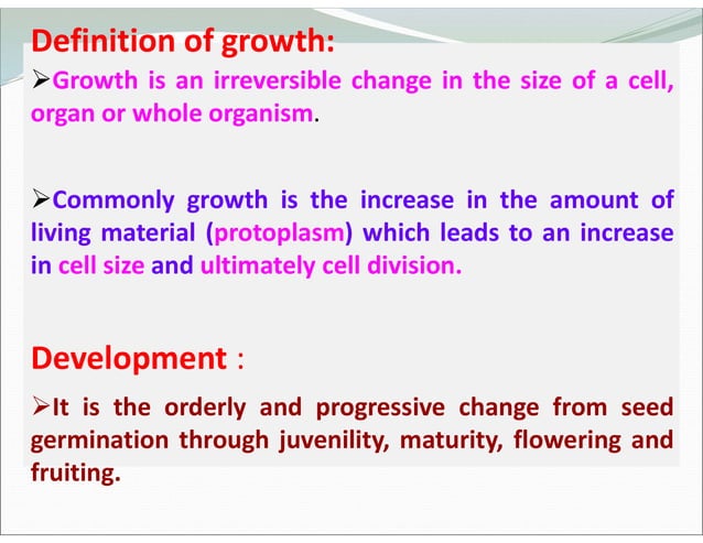 Growth and development its definition, growth curve and factors ...