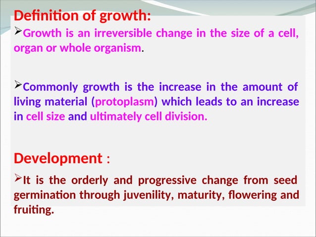 Growth and development, factors affecting growth and development | PPT