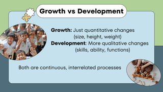 Growth and Development - Psychology Lecture Slides | PDF