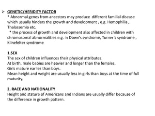 Growth and development in child | PPTX