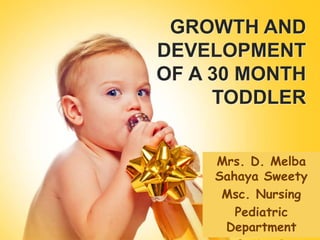 Growth and development 30 month toddler | PPT