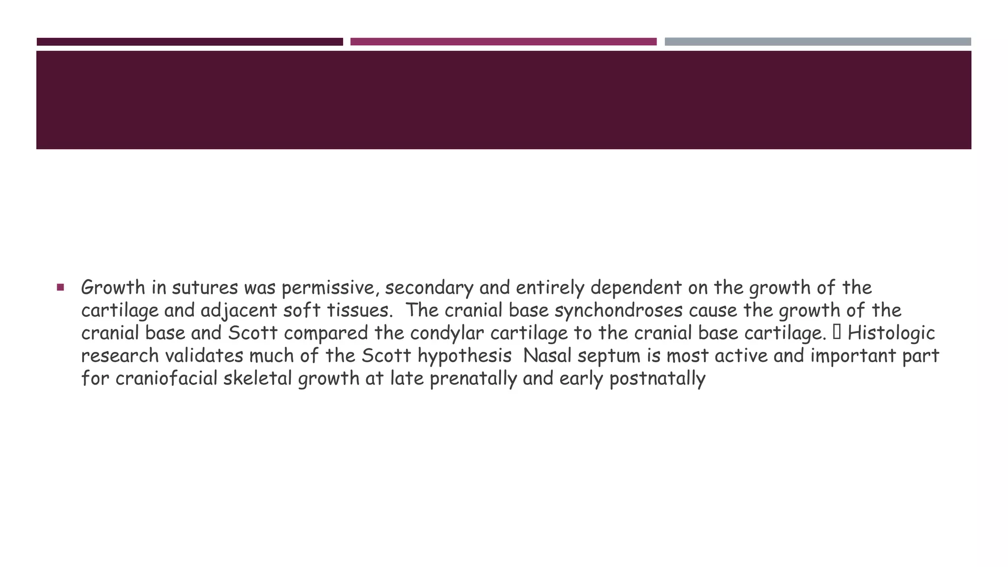 Growth and development and principles of craniofacial region | PPTX