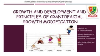 Growth and development and principles of craniofacial region | PPTX