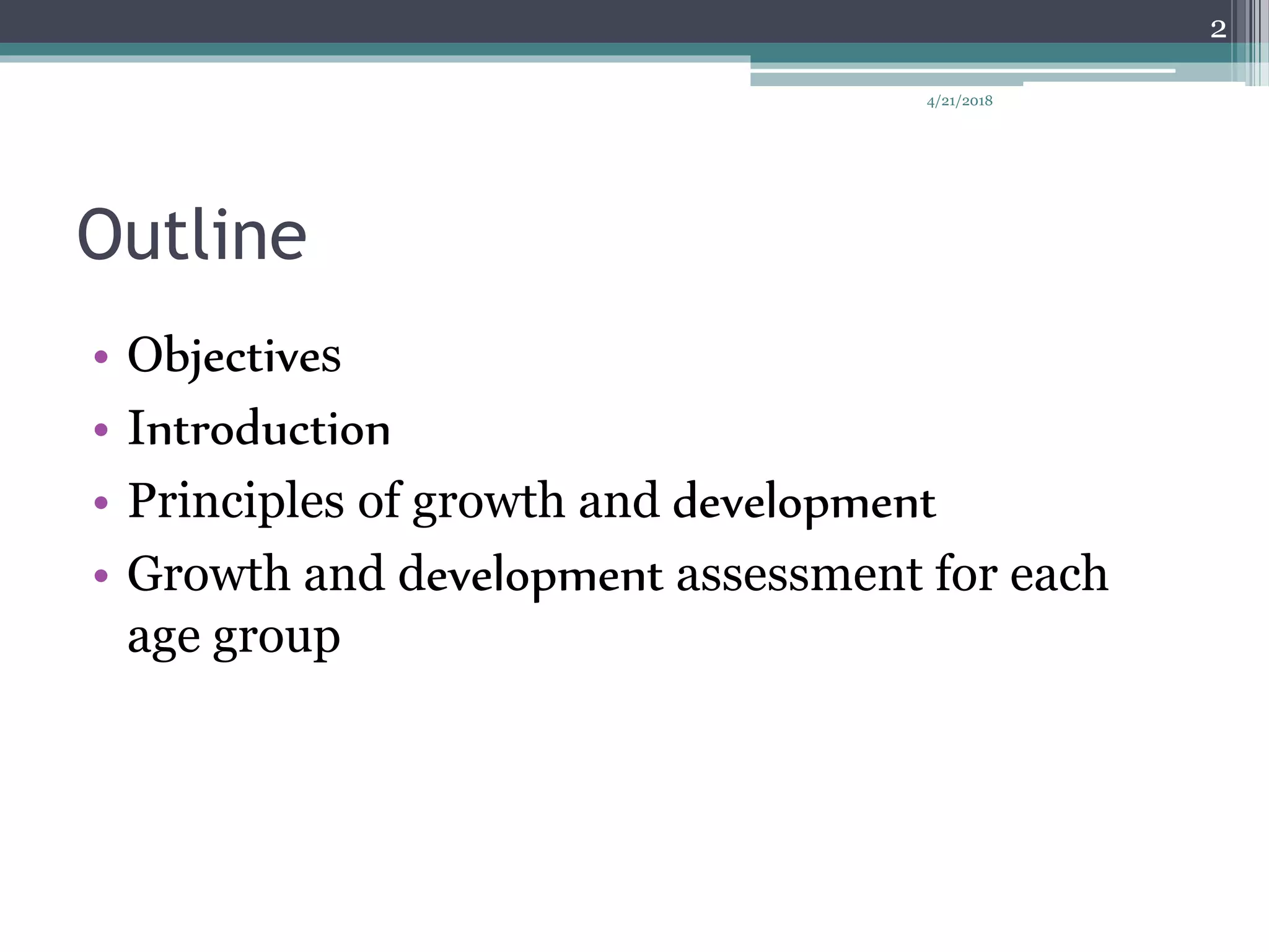 Growth and development assessment in children | PPTX