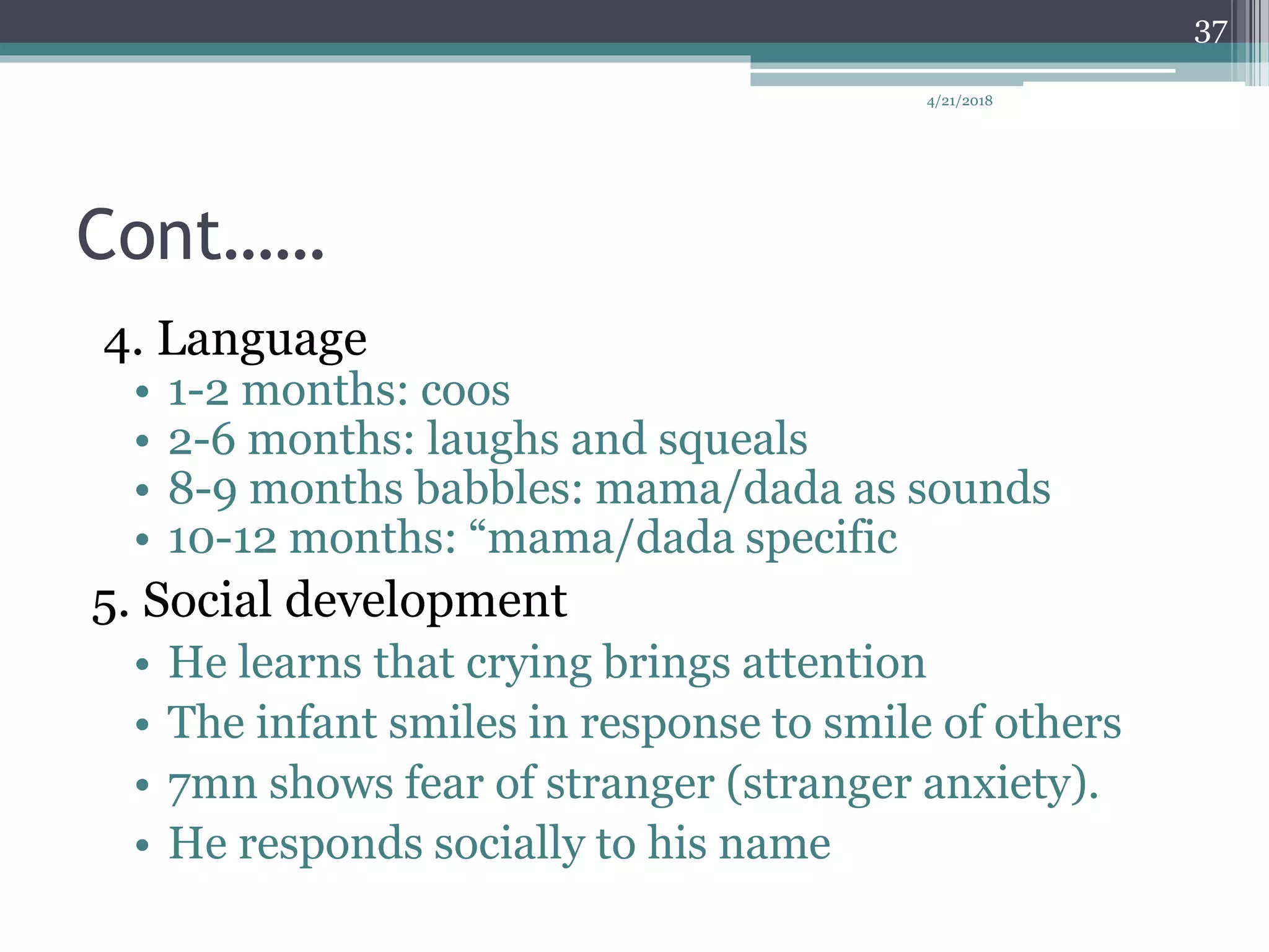 Growth and development assessment in children | PPTX