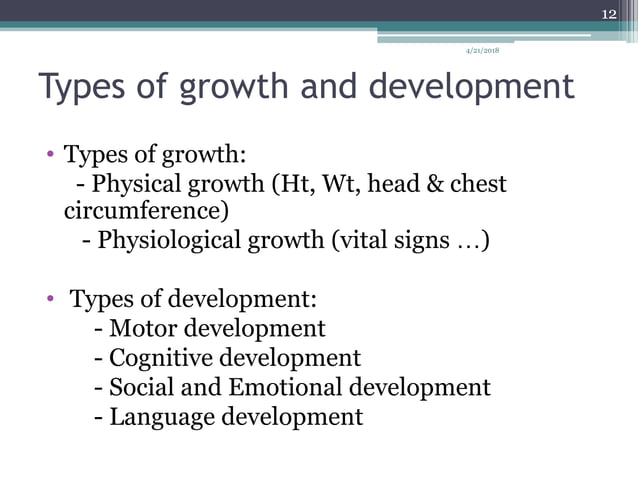 Growth and development assessment in children | PPTX | Parenting Babies ...