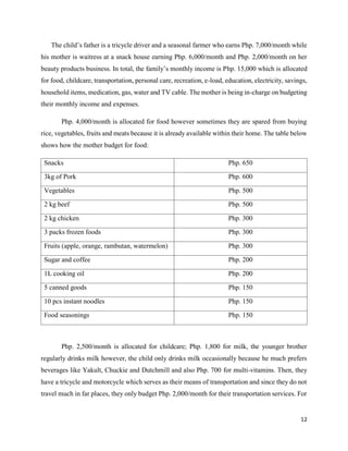 Growth and development case study | PDF