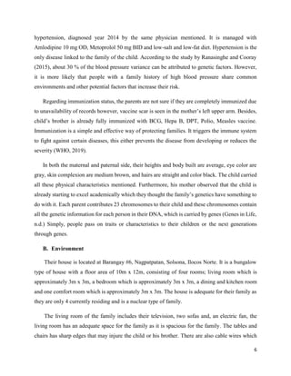 Growth and development case study | PDF