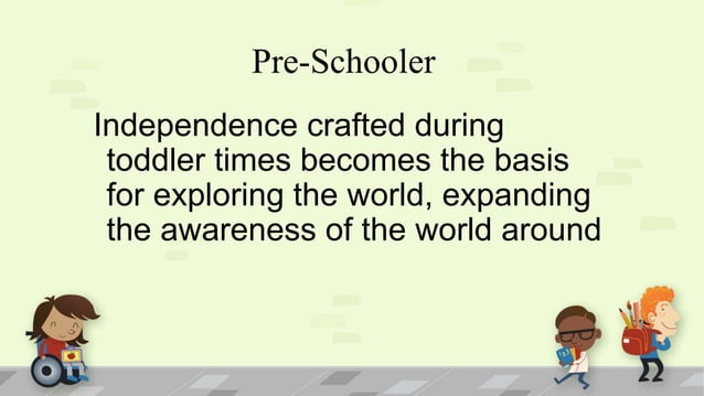 Growth and development during preschool years | PPTX