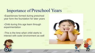 Growth and development during preschool years | PPTX