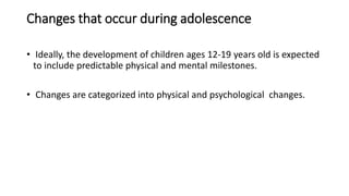 GROWTH AND DEVELOPMENT IN ADOLESCENTS.pptx
