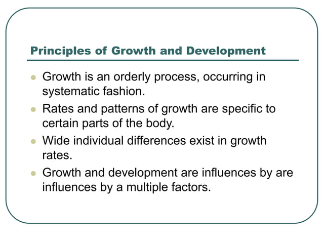 Growth and development | PPT