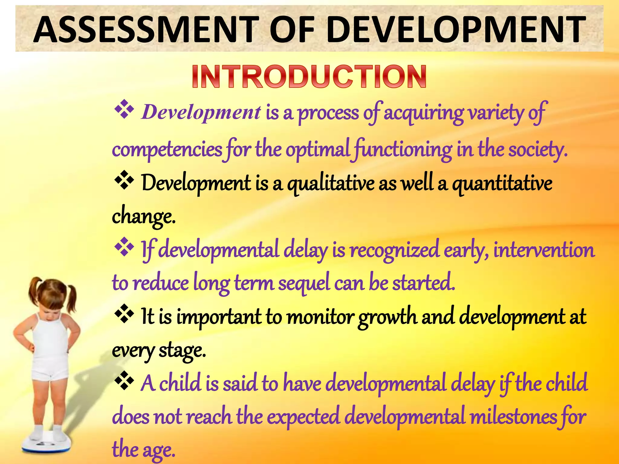 Growth and development monitoring | PPT