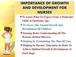 Growth and development monitoring | PPT