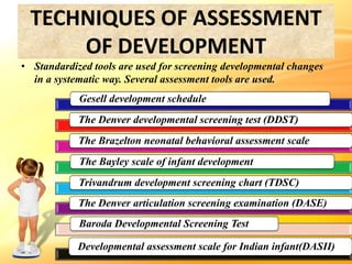 Growth and development monitoring | PPT