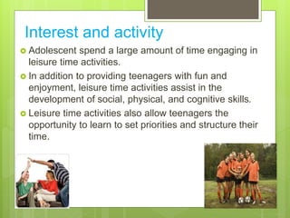 Growth and development of adolescence | PPTX