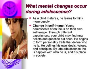 Growth and development of adolescence lesson2 | PPT