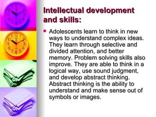 Growth and development of adolescence lesson2 | PPT