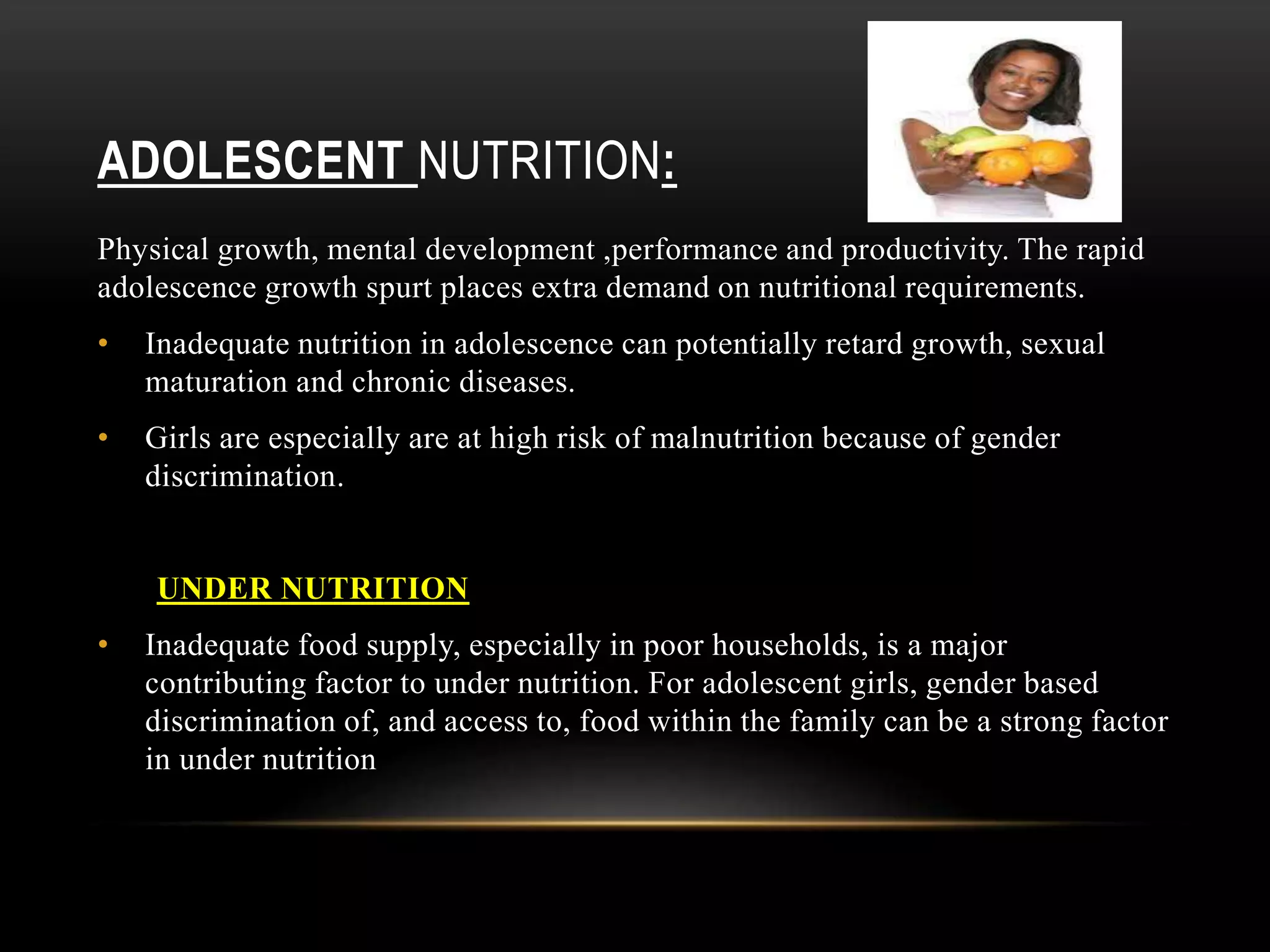 Growth and development of adolescent (NURSING) | PPTX