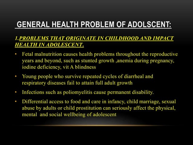 Growth and development of adolescent (NURSING) | PPTX