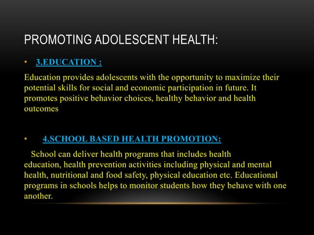 Growth and development of adolescent (NURSING) | PPTX