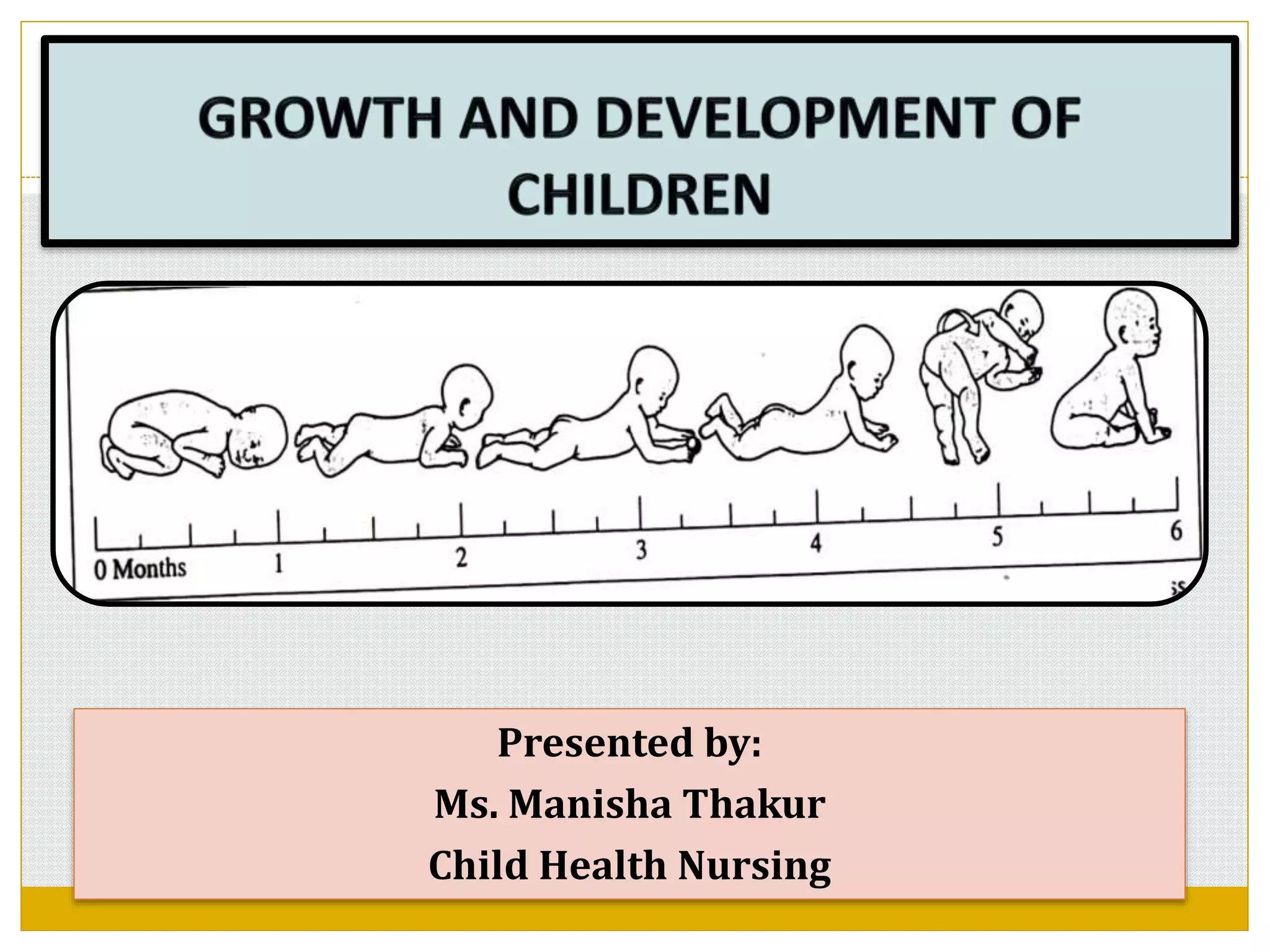 Growth and development of children | PPTX