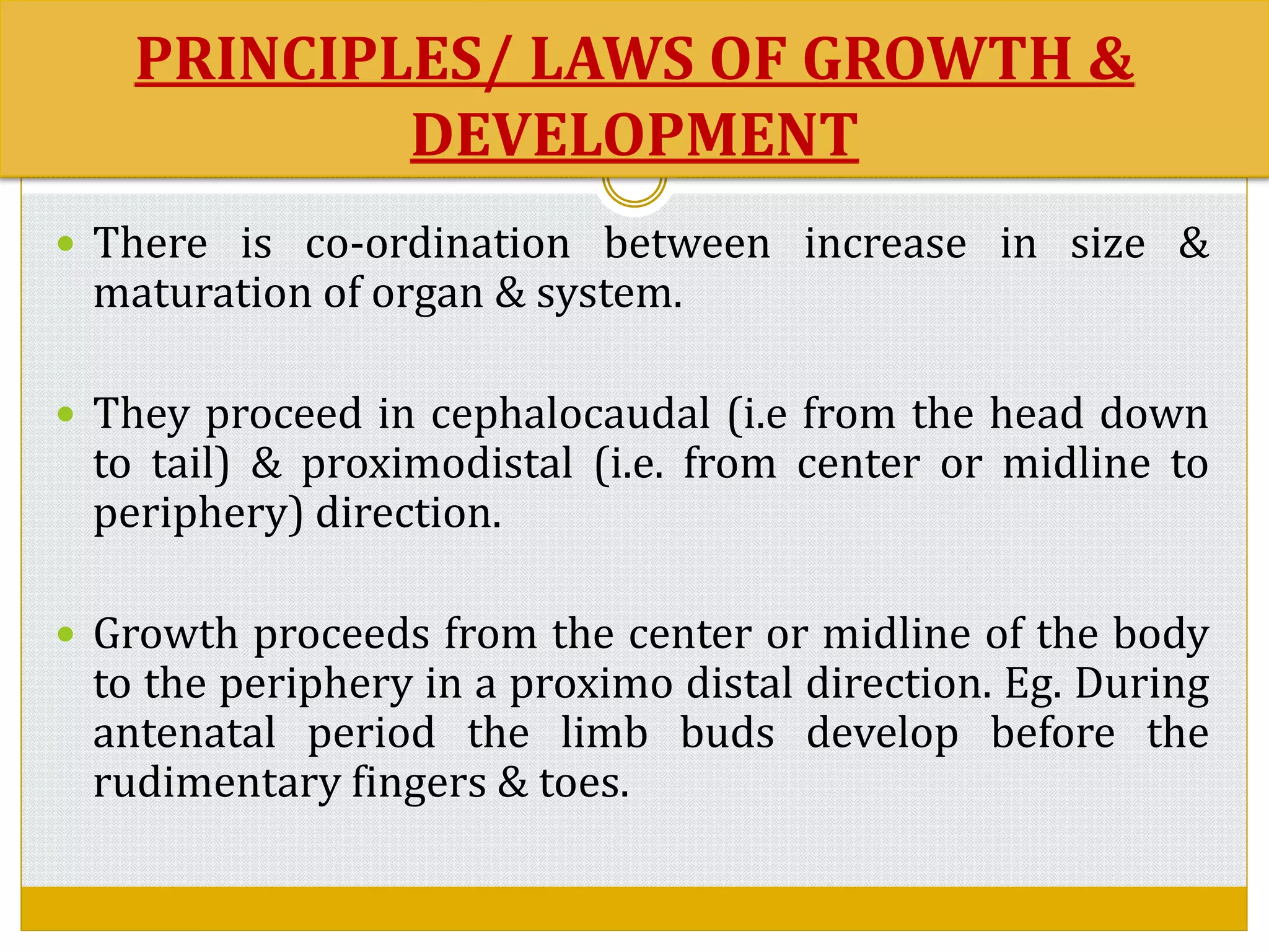 Growth and development of children | PPTX